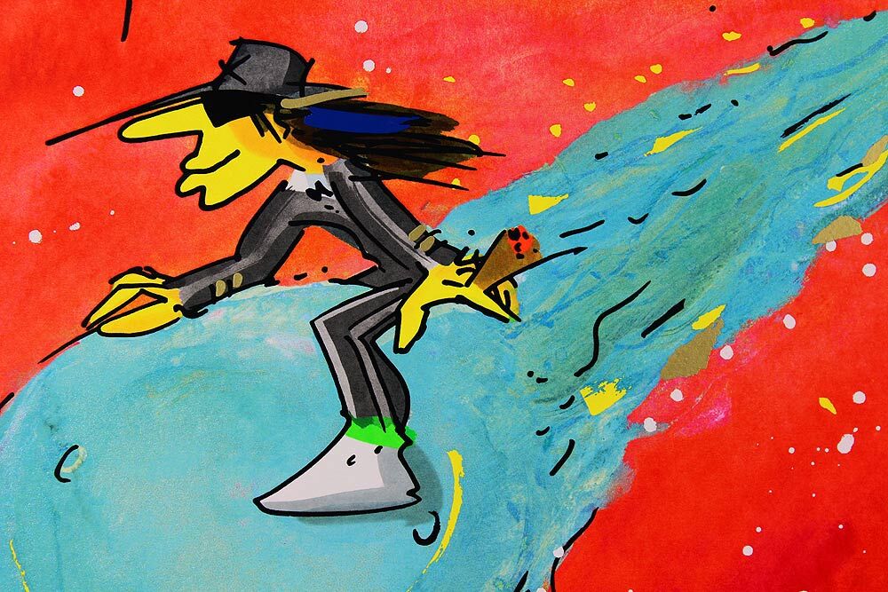 Udo Lindenberg Bilder - KOMET - Red Edition - handsigniert