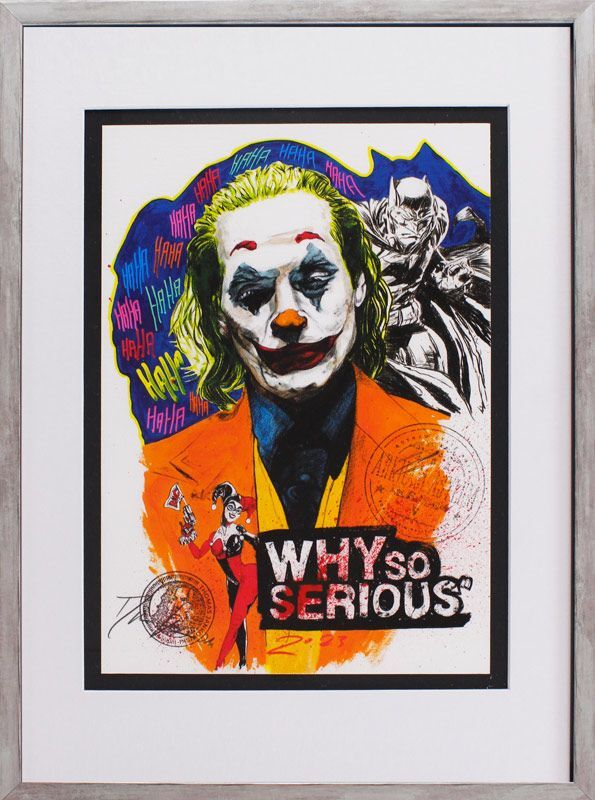 Thomas Jankowski - JOKER why so serious - Mischtechnik - Unikat
